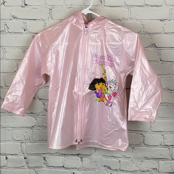 Nickelodeon | Jackets & Coats | Dora The Exploradora Vintage Rain Coat ...
